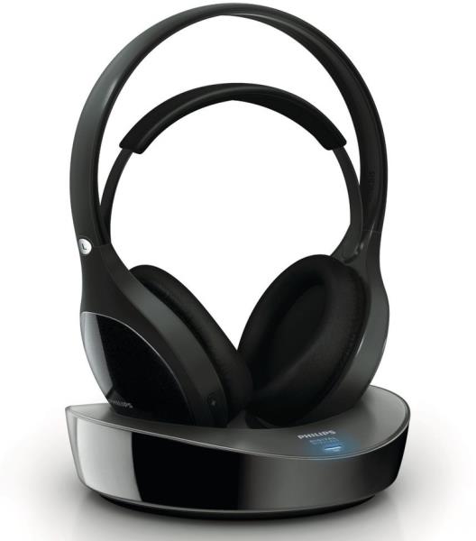 Philips Shd8600ug Wireless Hi-fi Headphones Black - Ακουστικα (PER.503164)