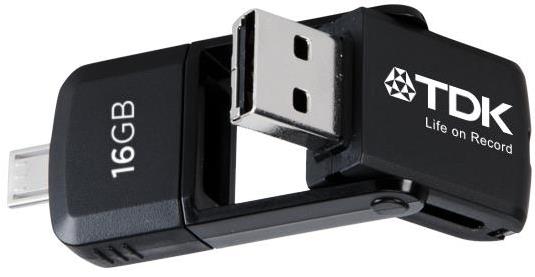 TDK T79221 2-in-1 Micro Usb2.0 Flash Drive 16gb - Μνημες usb (PER.506265)