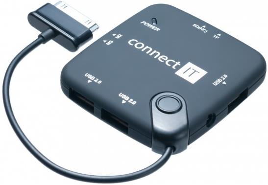 Connect IT Ci-127 Card Reader & USB HUB For Samsung Galaxy TAB ...