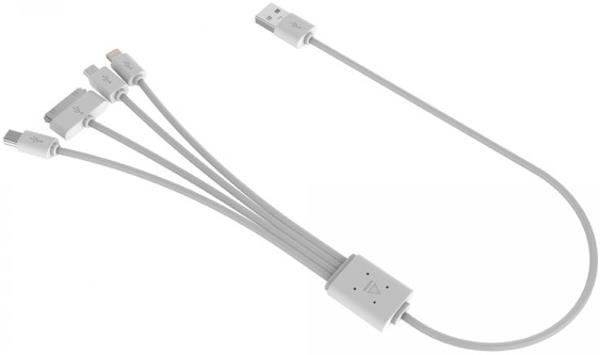 Connect IT Octopus 4-in-1 Multi USB Charging Cable - Tablet accessories ...