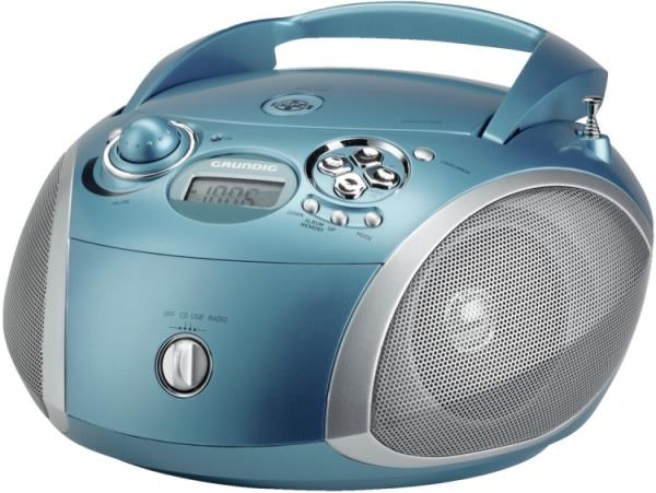 Grundig RCD 1445 USB Radio With CD Player AND Mp3/wma Playback Aqua ...