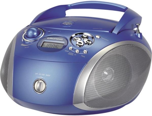 Grundig RCD 1445 USB Radio With CD Player AND Mp3/wma Playback Blue ...
