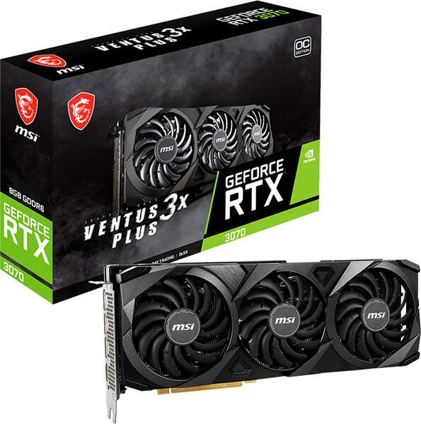 VGA Msi rtx3070 Ventus 3X Plus 8G OC LHR Geforce rtx 3070 Ventus 3X ...