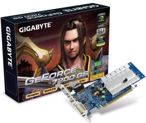 Gigabyte Geforce 7200gs Gv-nx72g512e2 256mb TC Pci-e Retail - Καρτα ...