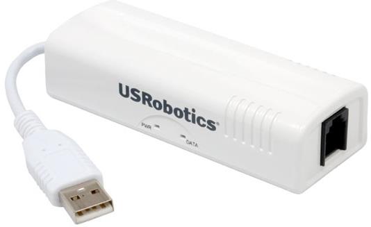 US Robotics Usr5637 56K V92 USB Controller Dial-up External FAX Modem ...