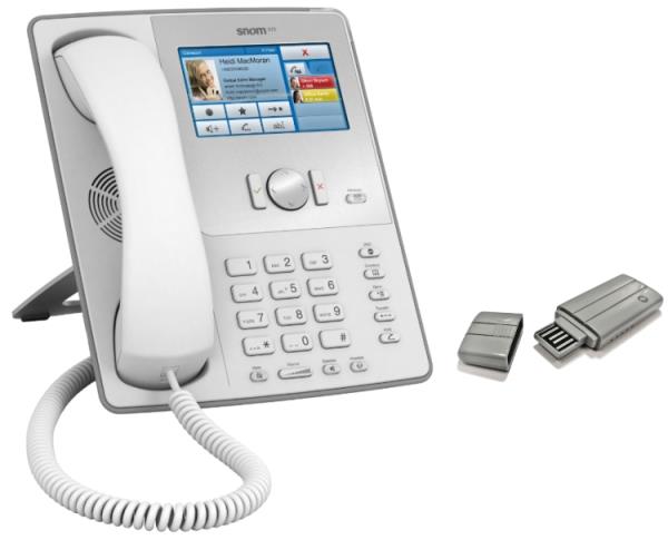 Snom 870 IP Phone + Snom Wlan USB Stick - Voip phones (PER.533978)