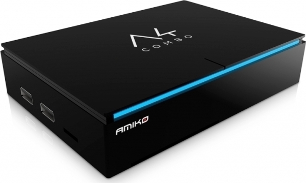 Amiko A4 Combo 4K Digital Satellite & T2 Terrestrial / Cable Receiver ...