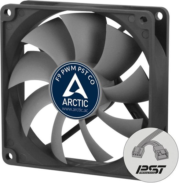 Arctic P9 PWM PST 92mm FAN With Cable Splitter Black Acfan00298a ...