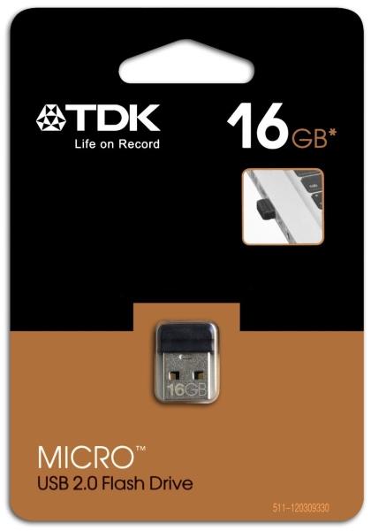 TDK Micro 16gb Usb2.0 Flash Drive - Μνημες usb (PER.556673)