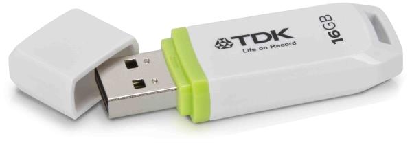 TDK Tf10 16gb Usb2.0 Flash Drive White - Μνημες usb (PER.556675)