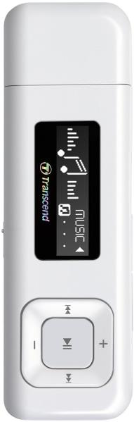 Transcend Mp330w Digital Music Player Mp330 8GB White - Mp3 player (PER ...