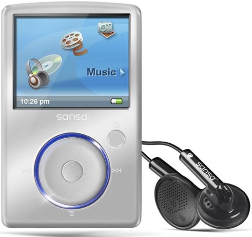 Sandisk Sansa Fuze FM 8GB Silver - Mp3 player (PER.569170)