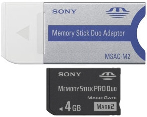 Sony Memory Stick PRO DUO Mark2 PSP 4GB + Adapter - Ειδικες μνημες (PER ...