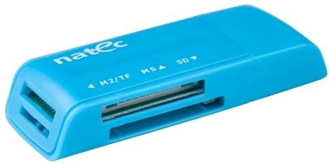 Natec Ncz-0583 Mini ANT 3 Card Reader Sdhc Usb2.0 Blue - Συσκευες ...