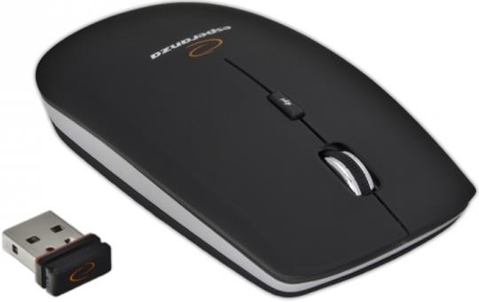 Esperanza Em120k Wireless 4D Optical Mouse 2.4ghz Saturn Black ...
