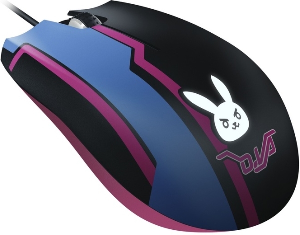 Razer Overwatch Abyssus Elite - D.va Edition Ambidextrous Optical Mouse ...