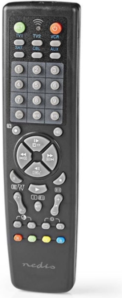 Nedis Tvrc2100bk Universal Remote Control Pre-programmed Control 10 ...