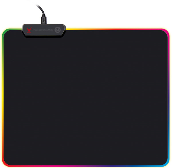 Omega Ovmplb Varr Pro-gaming Mouse PAD RGB LED Edge Black - Mousepad ...