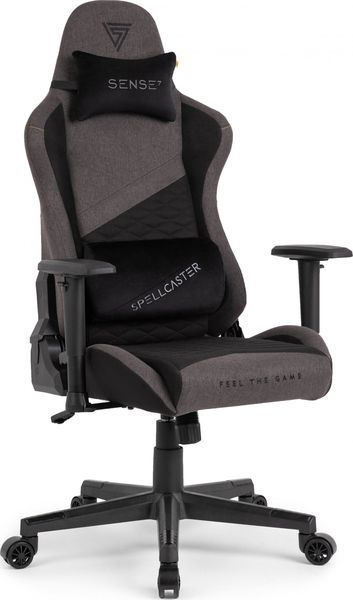Sense7 Gaming Chair Spellmaster Fabric Senshi Edition Grey - Gaming ...