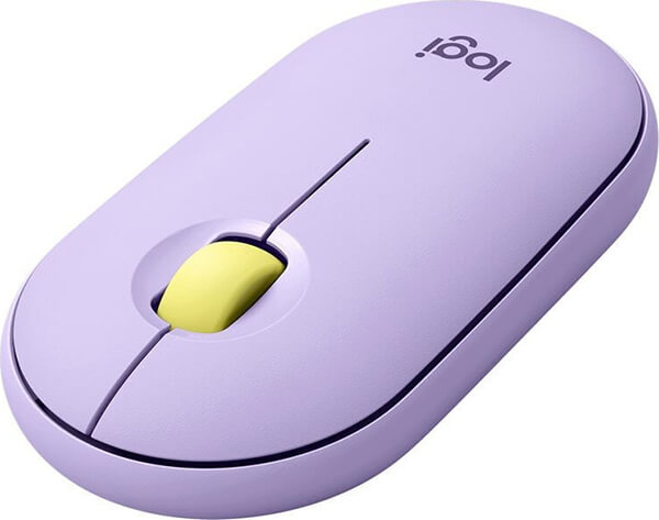 Logitech 910-006752 M350 Pebble Wireless Bluetooth Mouse Lavender ...