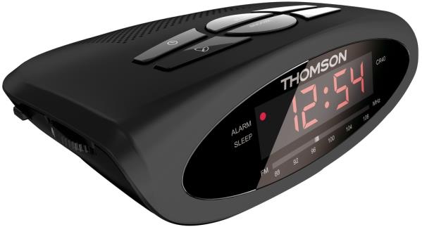 Thomson Cr40 FM Clock Radio Black - Radios (PER.584799)