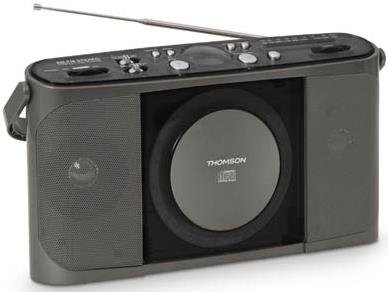 Thomson Rcd180 Portable Radio/cd Player Black - Cd player (PER.584813)