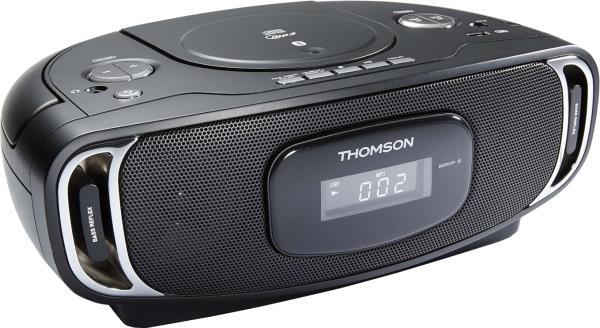 Thomson Rcd400bt Portable Cd/mp3 Radio Player With Bluetooth Black - Cd ...