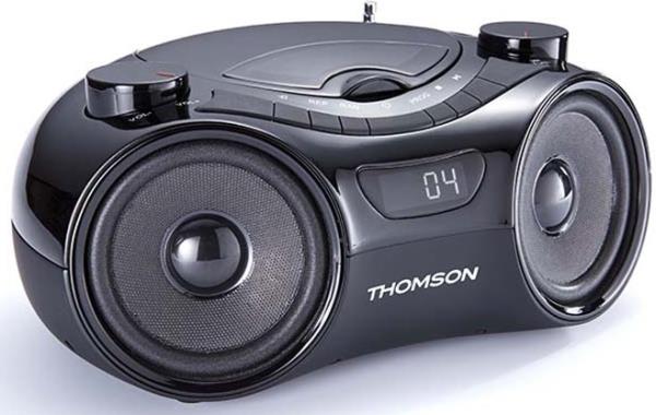 Thomson Rcd210u Portable Cd/mp3/radio Black - Cd player (PER.584906)