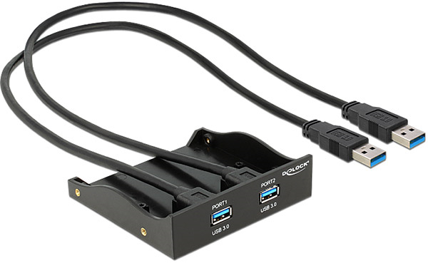 Delock 61828 USB 3.0 Front Panel 2 Port - Θηκες multibay (PER.587981)