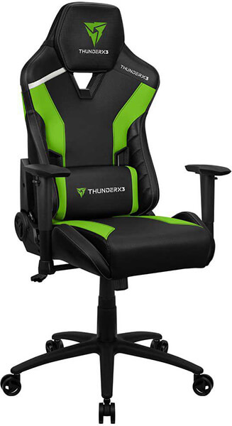 Thunder X3 TC3 Gaming Chair Black/green - Gaming chairs (PER.590305)