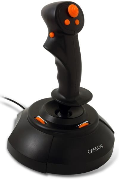 Canyon Cng-js2 USB Vibration Joystick Black - Game controller (PER.594017)