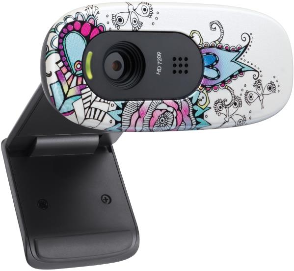 Logitech C270 Floral Foray - Web cameras (PER.602220)