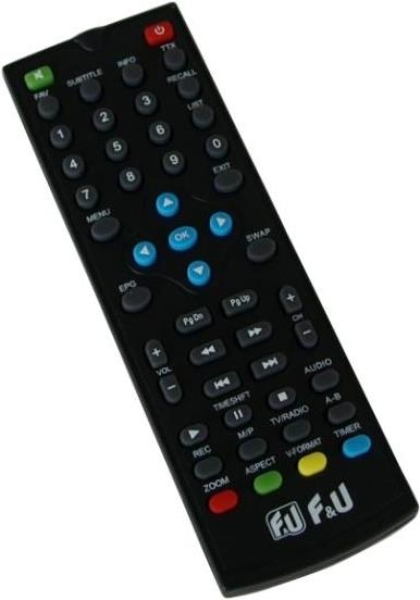 F&U Remote Control For Mpf3466 ΗD Dvb-t - Remote control (PER.603619)