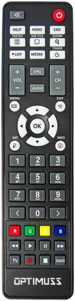 Edision Optimuss OS Remote Control Plus - Remote control (PER.603682)