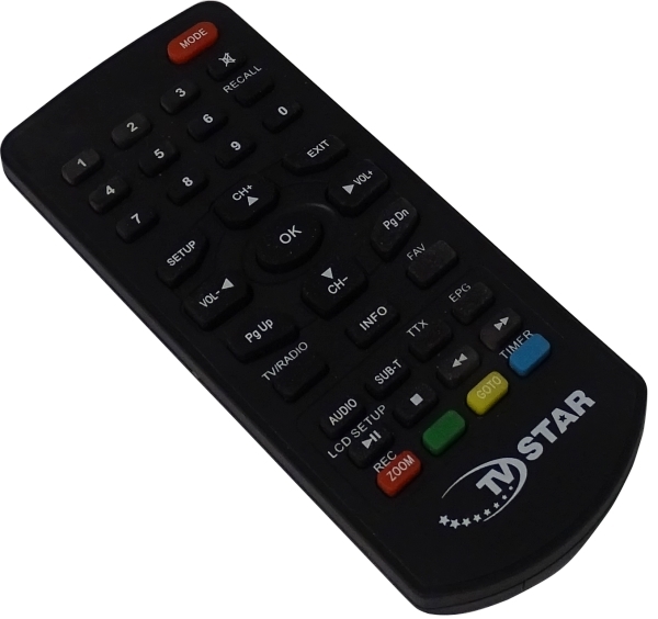 Remote Control For TV Star T7 HD LCD 7'' - Remote control (PER.603809)