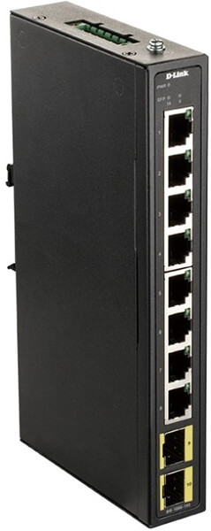 D-link Dis-100g-10s 8-port Gigabit Industrial Switch Including 2 X 100 ...