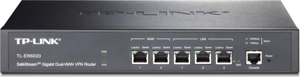 Tp-link Tl-er6020 Safestream 5-port Gigabit Dual-wan VPN Router ...