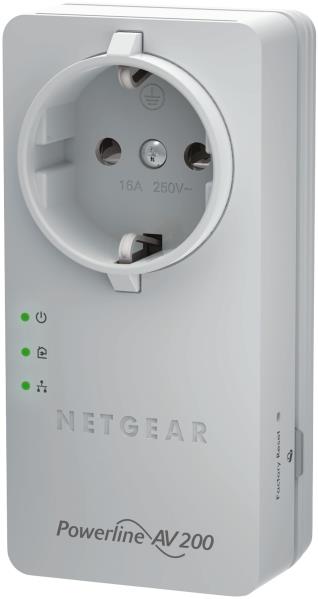Netgear Xavb2602 Powerline AV+ 200 Nano Dual Port KIT - Homeplug (PER ...