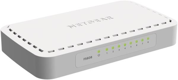 Netgear Fs608 8-port 10/100 Fast Ethernet Unmanaged Switch - Switch ...