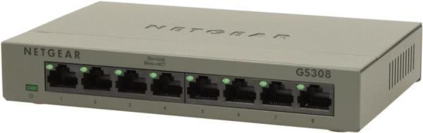 Netgear Gs308 8-port Gigabit Ethernet Switch - Switch (PER.613590)