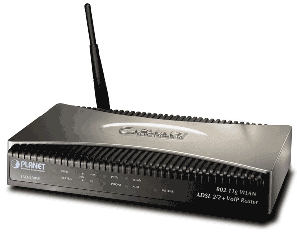 Planet Iad-200wb Adsl Over Isdn 2/2+ Voip Router - Dsl (PER.614319)