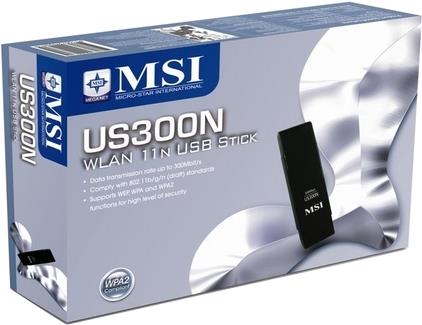 MSI Us300n Wlan 11N USB Stick - Wireless (PER.614824)