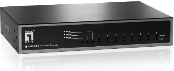 Level ONE Voi-8002 8port FXO H.323/sip Voip Gateway - Voip adapters ...