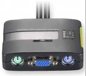 Level ONE Kvm-0213 2 Port Ps/2 Cable KVM With Audio - Kvm switch (PER.616626)