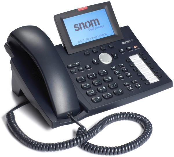 Snom 370 SIP Based Voip Phone Black - Voip phones (PER.617226)