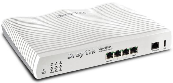 Draytek Vigor 2850 Triple-wan Vdsl2/adsl2+ Router With 4-port Gigabit ...