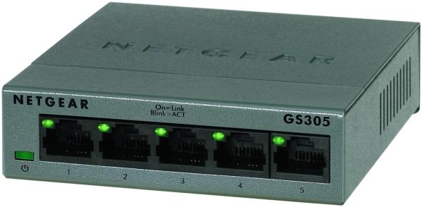 Netgear Gs305 5-port Gigabit Switch - Switch (PER.617449)