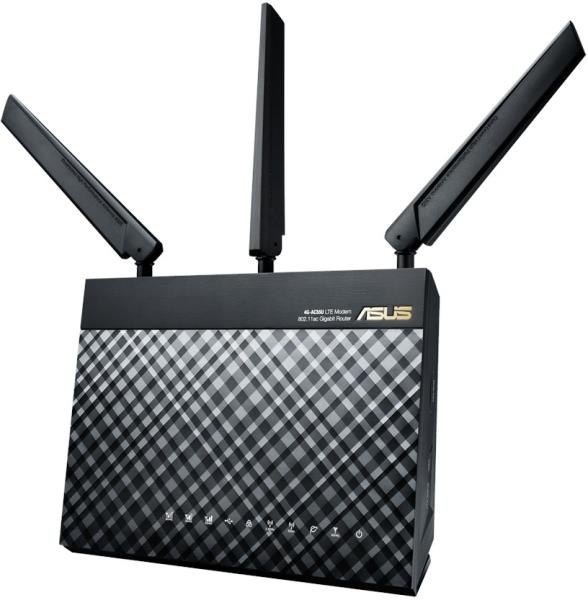 Asus 4g-ac55u Wireless Ac1200 LTE Modem Router - Dsl (PER.617586)