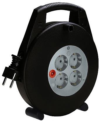 Brennenstuhl Μπαλαντεζα Καρουλι ME 4 Σουκο Vario Line 4socket 10M Black ...