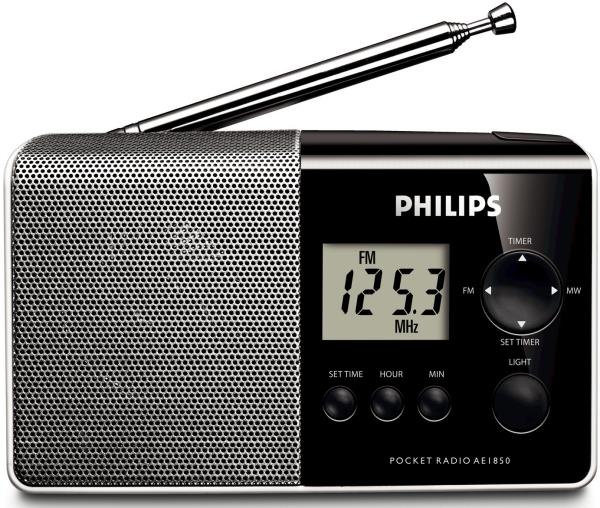 Philips Ae1850/00 Portable Radio Black/silver - Radios (PER.703641)